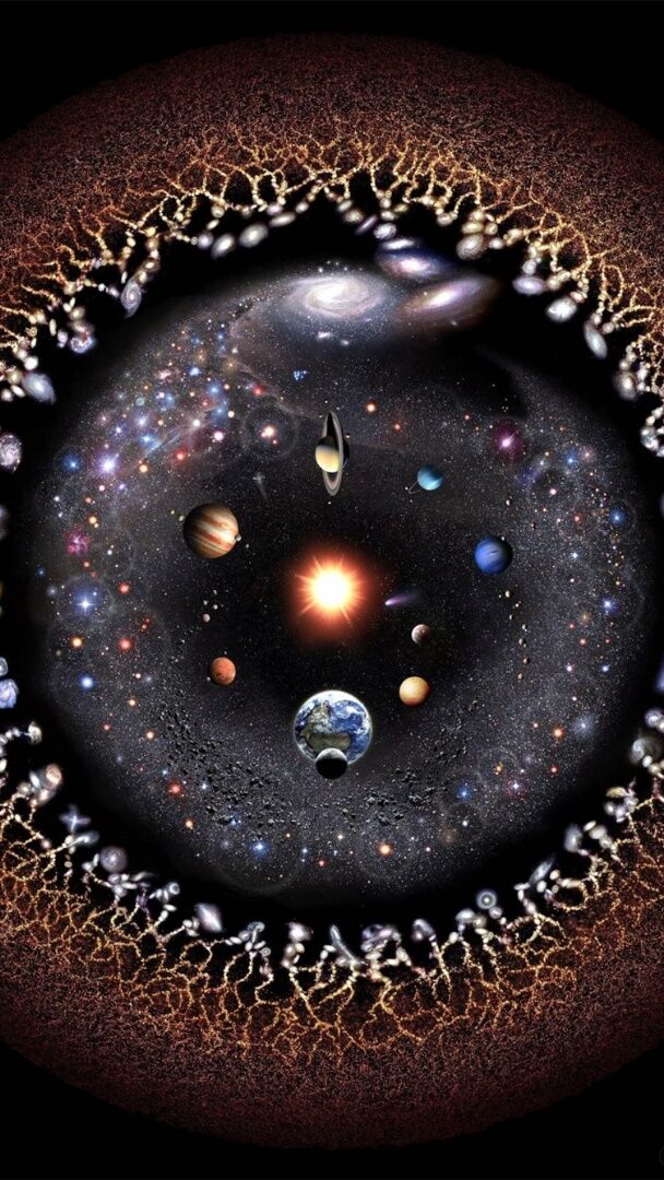 Observable Universe Sphere of Cosmic Wonders - backiee
