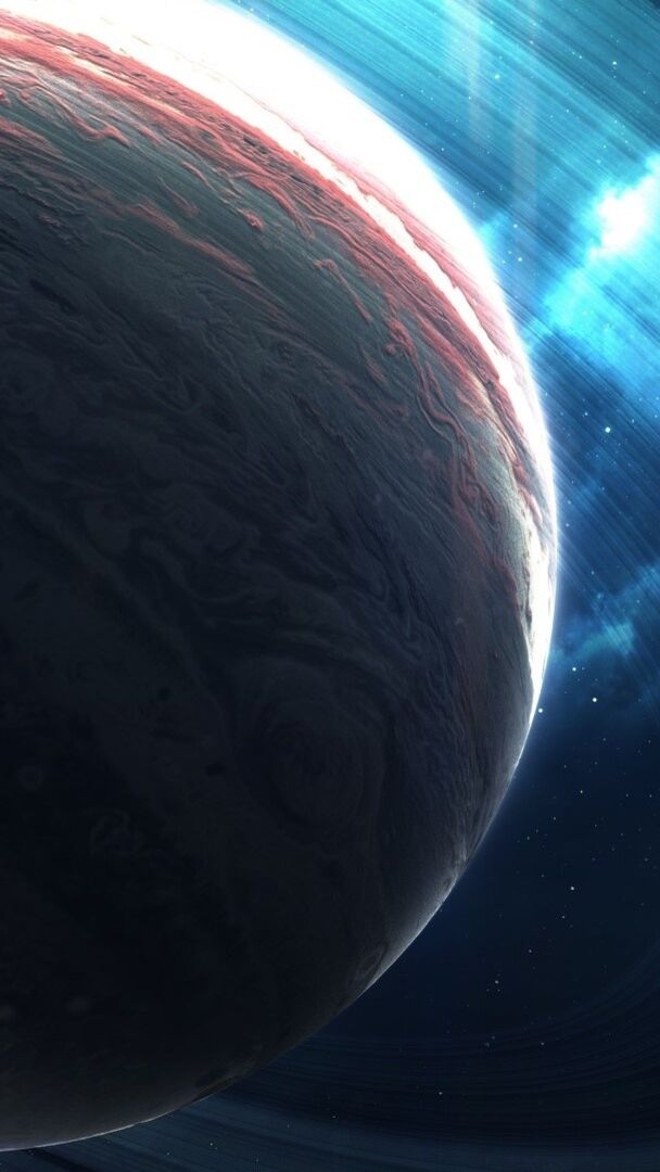 Ethereal Planet in Galactic Serenity - backiee