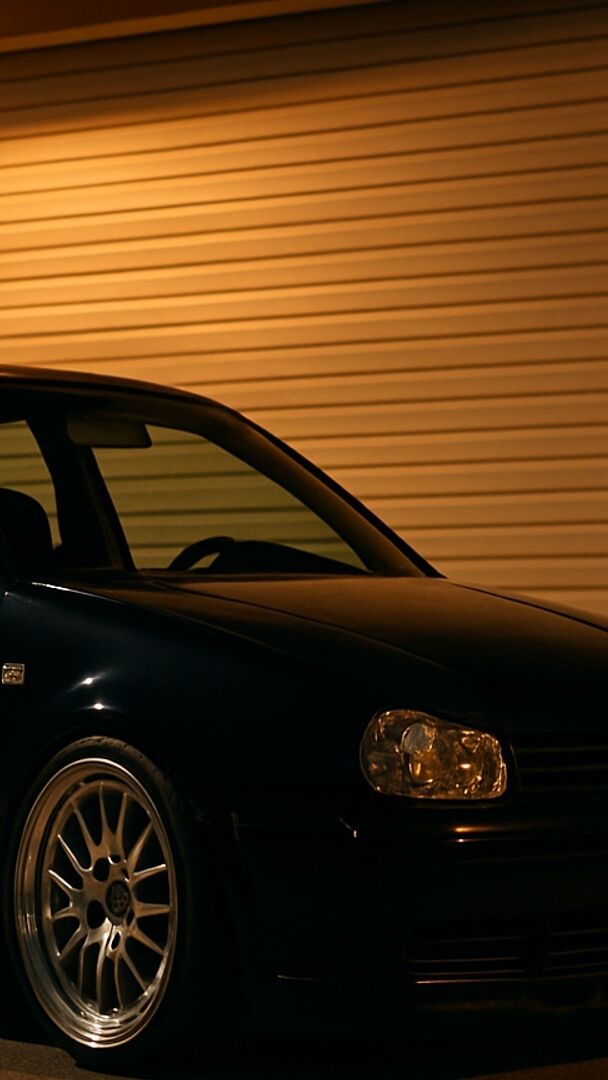 Midnight Elegance Volkswagen in Subtle Shadows - backiee