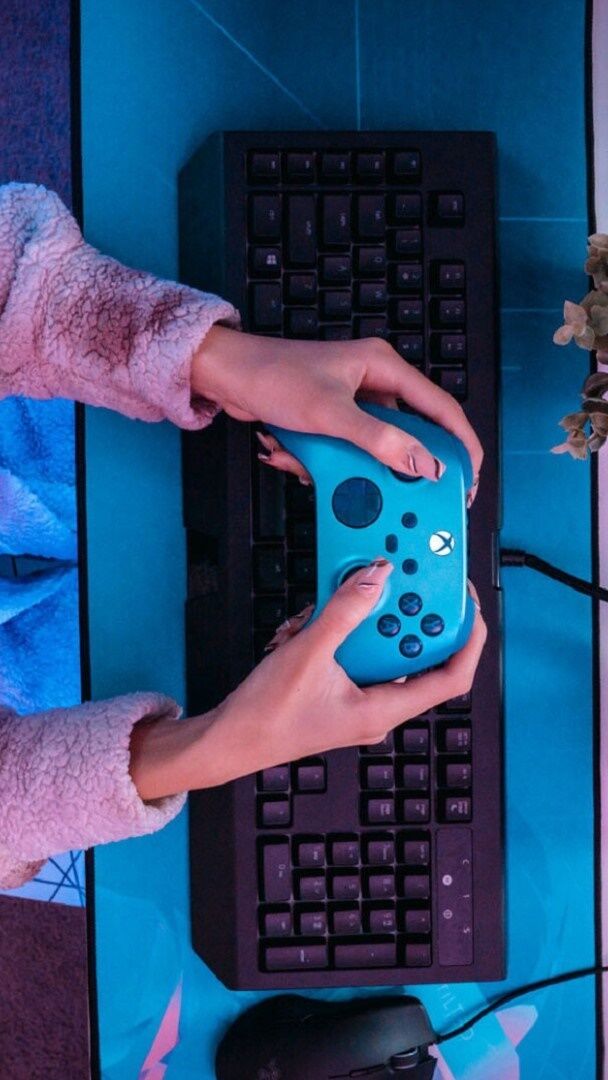 Xbox Gaming Setup with Cozy Vibes - backiee