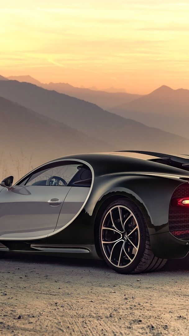 Bugatti Chiron Elegance at Sunset - backiee