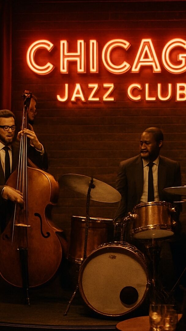 Chicago Jazz Club Vibrancy - backiee