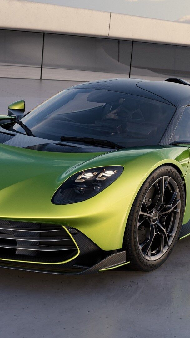 Aston Martin Valhalla in Striking Green Elegance - backiee