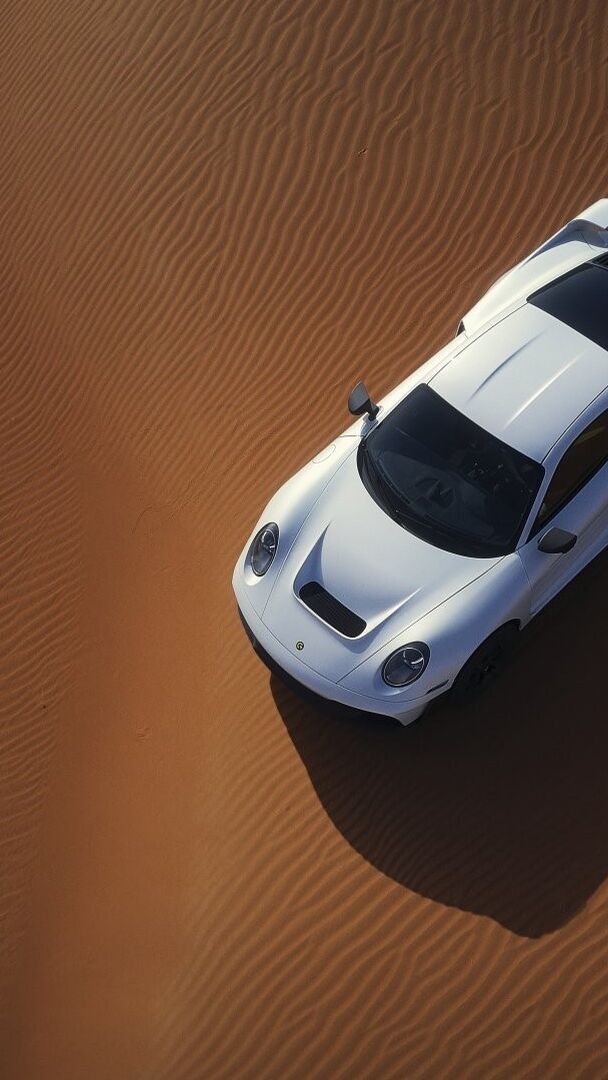 Gemballa Marsien Carving Silent Lines Across Desert Dunes - backiee