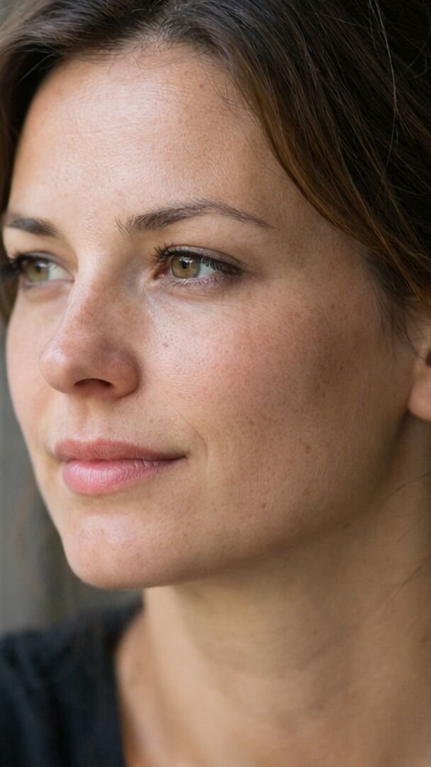 Quiet Morning Portrait in Soft Window Light - backiee