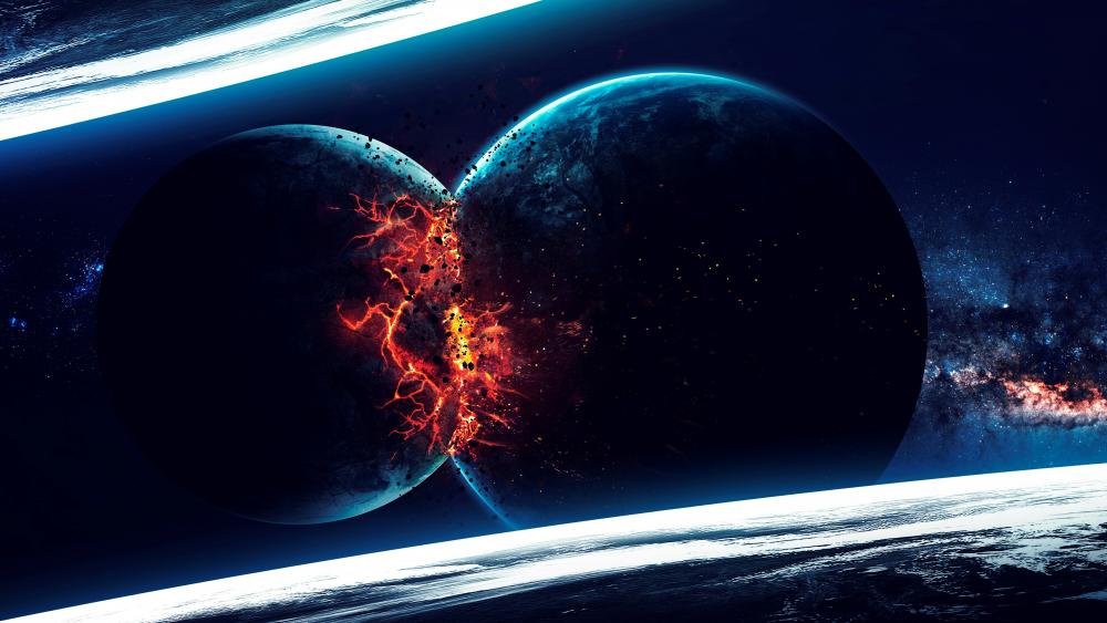 Planet collision - backiee