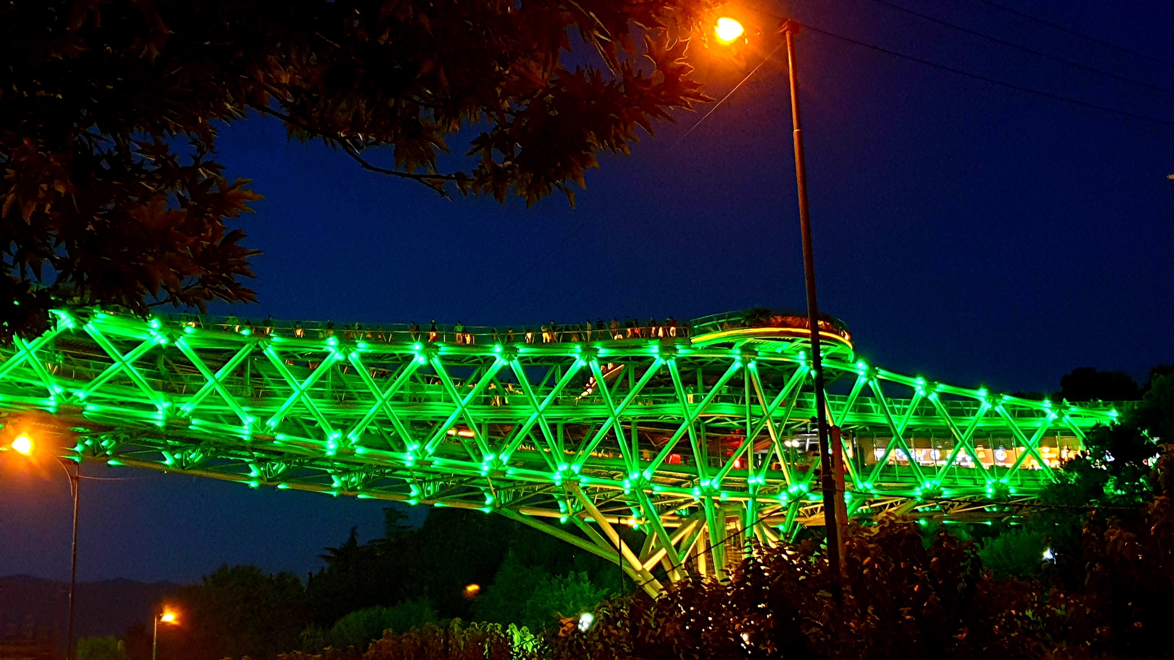 Tabiat Bridge at night - backiee